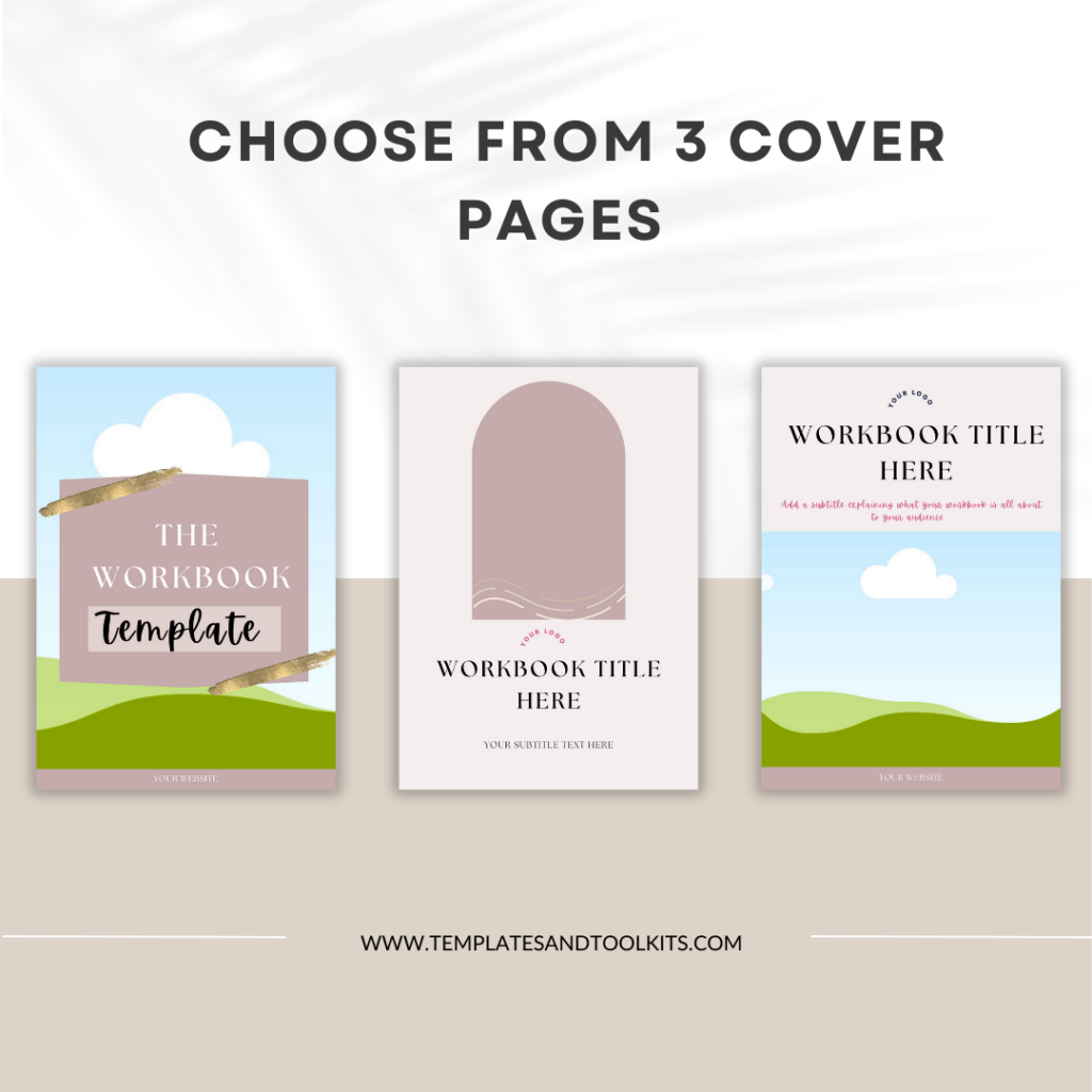 50 Pages Canva Ebook and Workbook Template - Templates and Toolkits