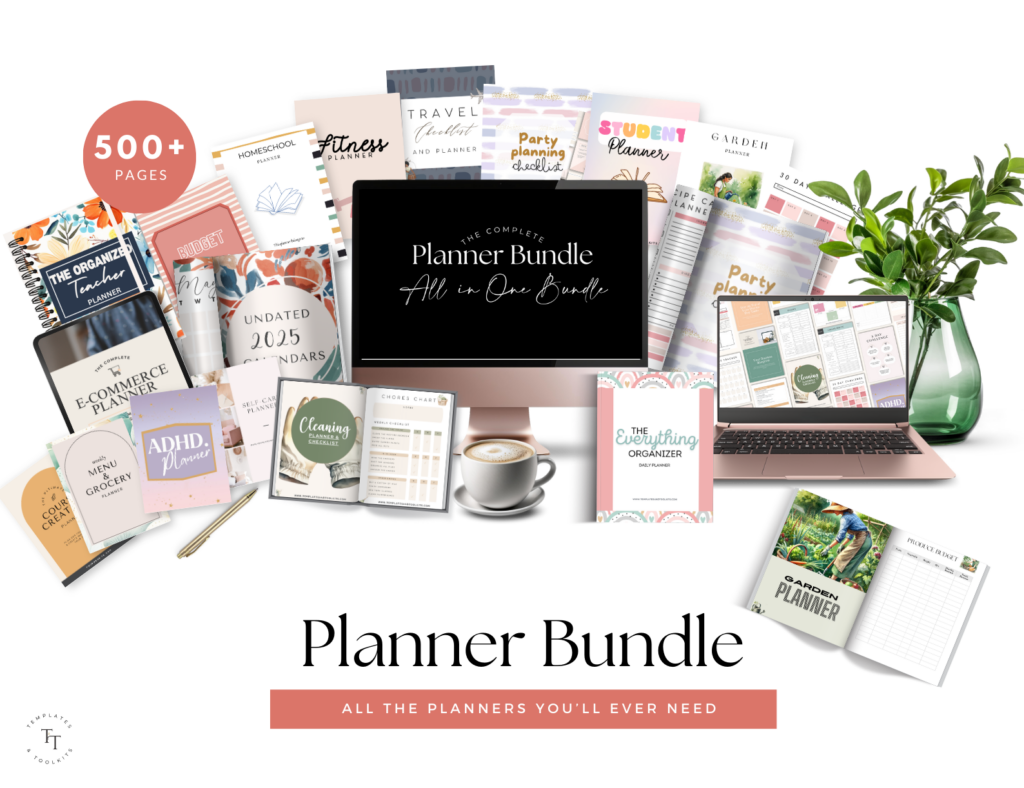 The Ultimate Planner Bundle - Templates and Toolkits