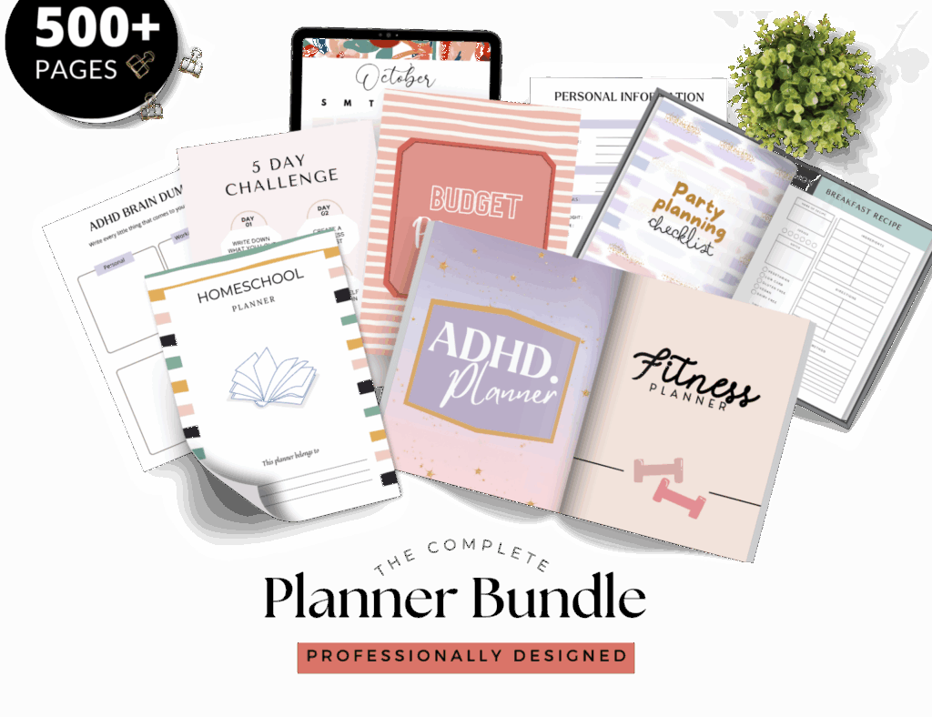 The Complete Planner Bundle - Templates and Toolkits